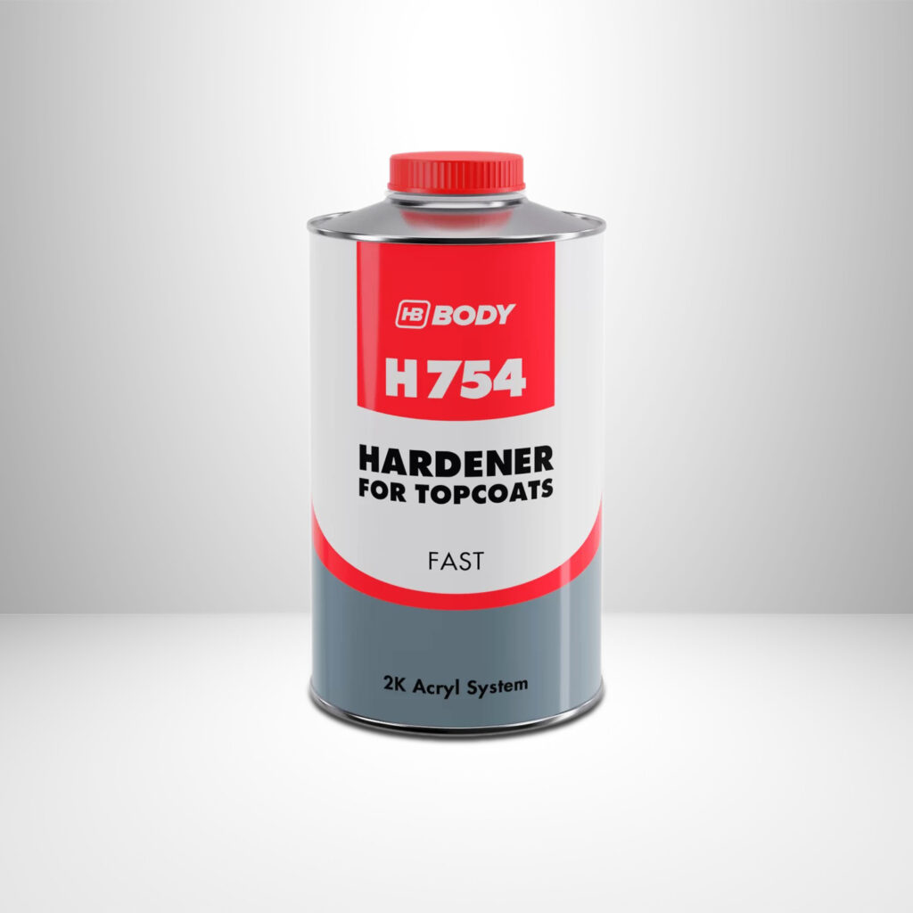 HB BODY H754: Fast 2K Acrylic Hardener For Topcoats