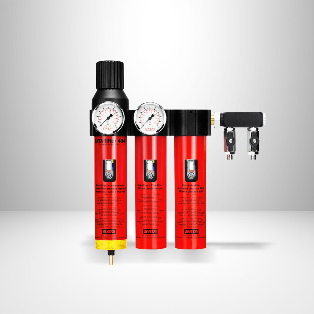 SATA Triple Stage Filter Regulator 484: Spray Booth Solution